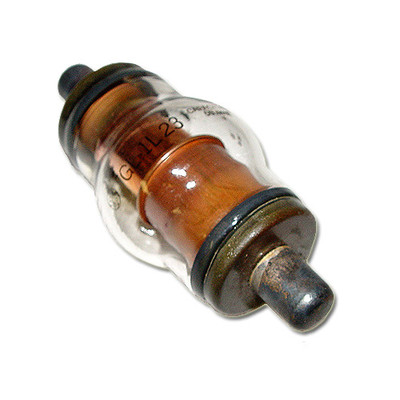 1x 50pF 16000V GE Fixed Glass Vacuum Capacitor Tube GL-1L23 16KV 16,000 ...