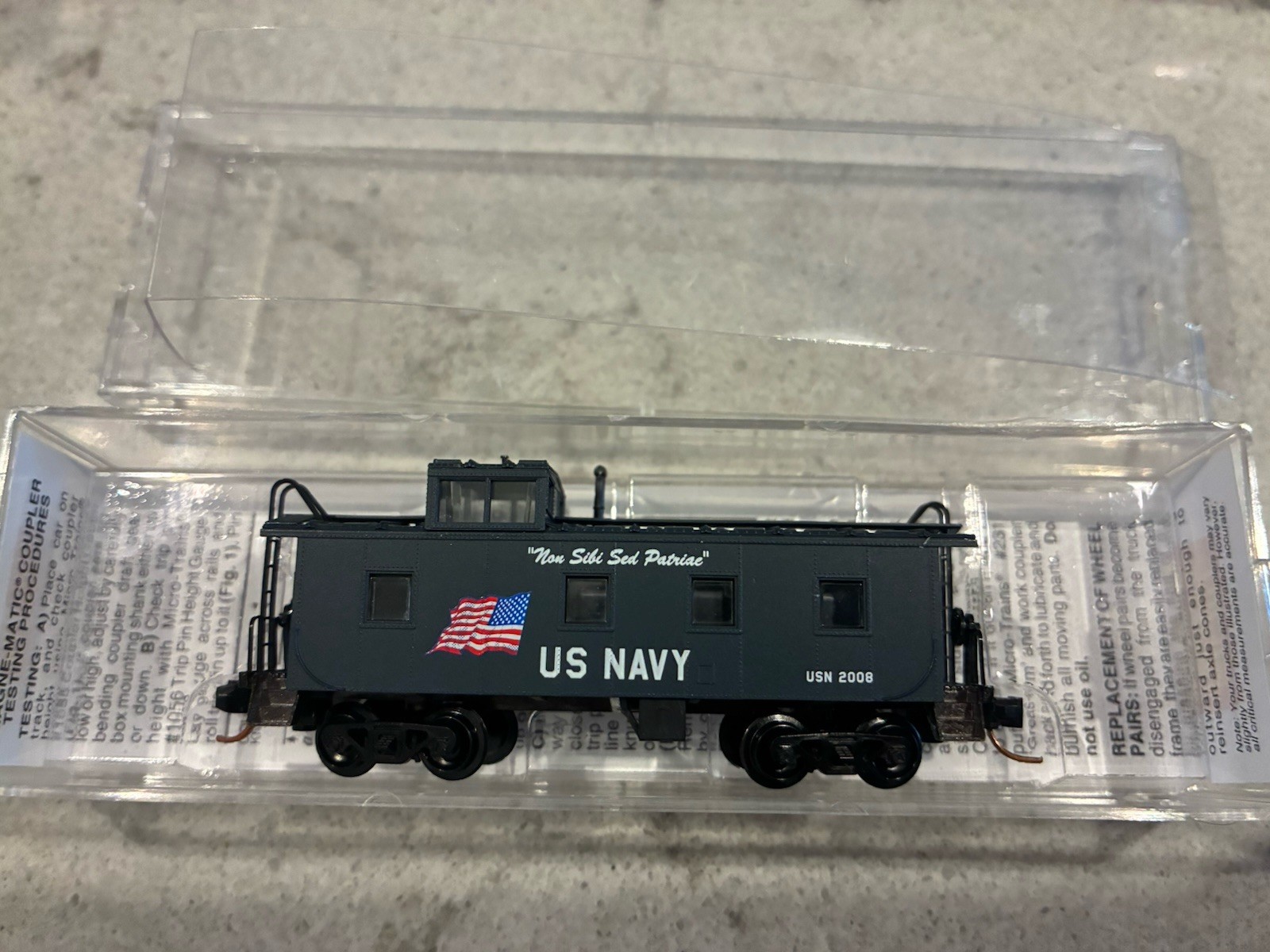 Micro-Trains #10000310 N Scale US Navy Series Caboose w/ Box Good ...
