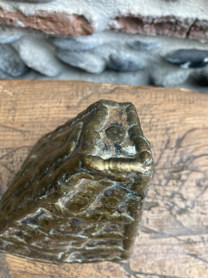 Sculpture Curiosity Iron And Bronze Welding Metal Signed to Identify ...