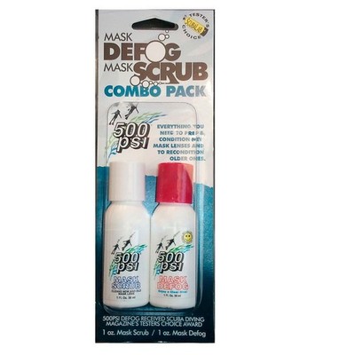 2 Pk Mask Antifog Defog Scrub 500 PSI Dive Anti Fog Lens Cleaner ...