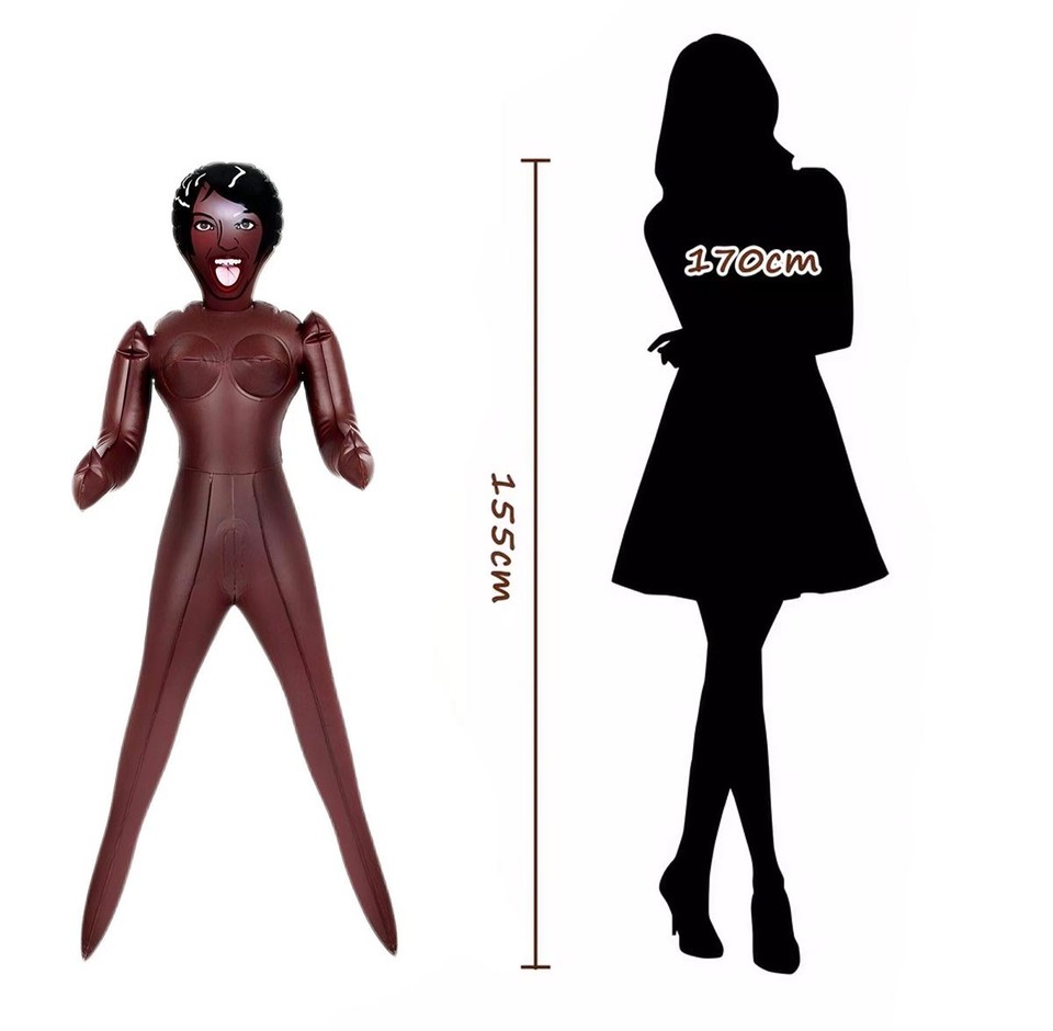 5ft Inflatable BLOW UP MAN OR WOMAN Hen Stag Night Party Doll Novelty ...