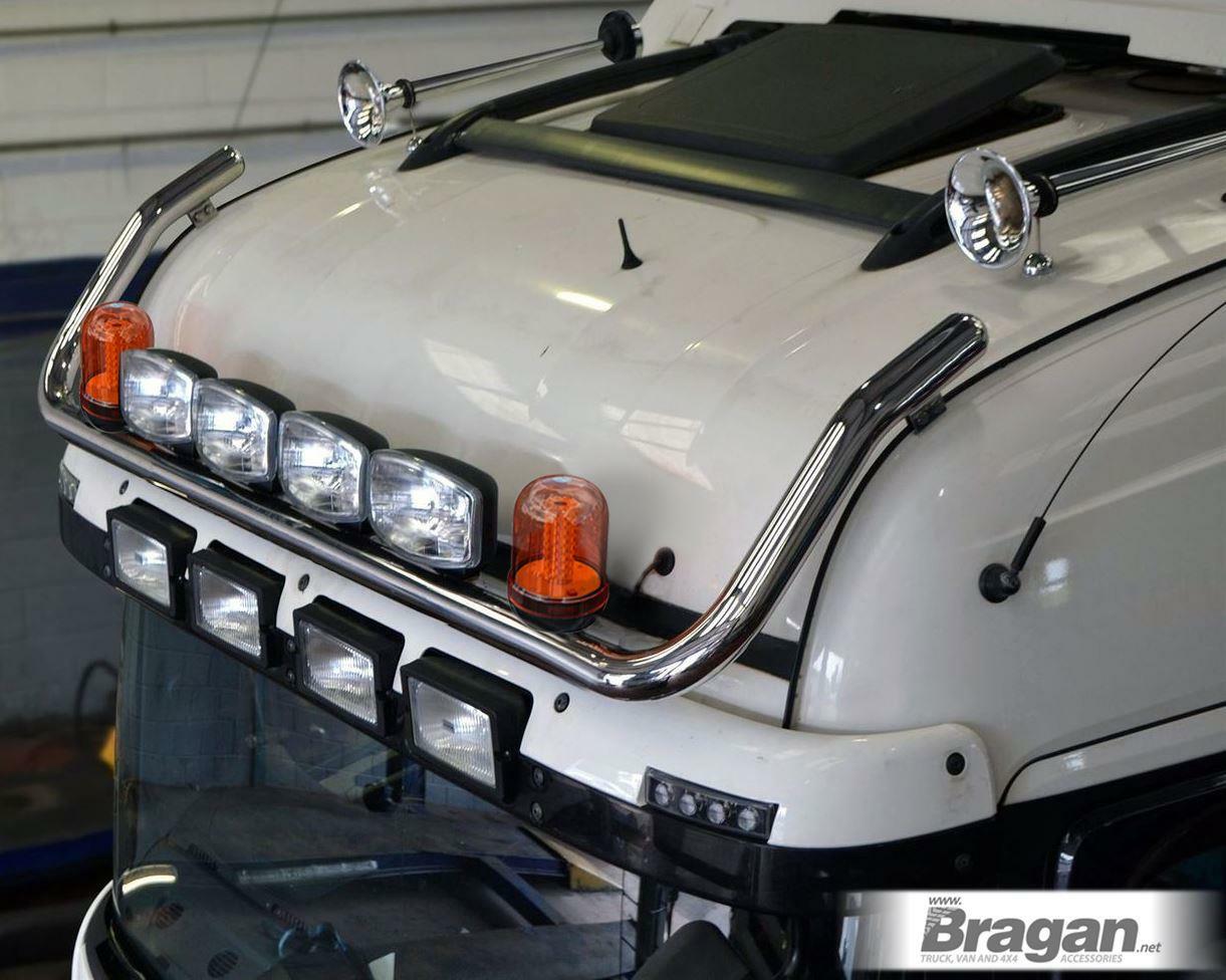 Roof Bar + LEDs + Spot Lights + Amber Beacons For Scania P G R Pre 2009 ...
