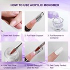 2 x 100ml Acrylic Liquid Monomer Professional Salon Quality Sculpting ...