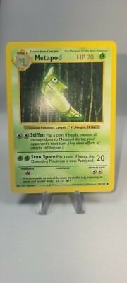Pokemon Base Set Shadowless Metapod 54/102 | eBay