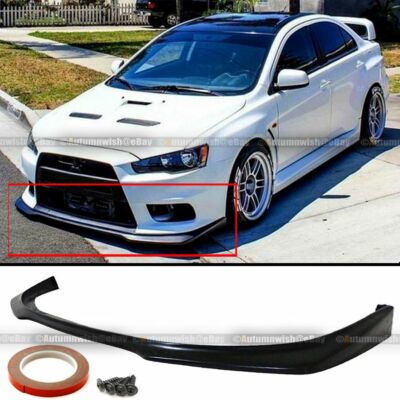 Vehicle Parts & Accessories Mitsubishi Evo X Ralliart Style Front lip ...