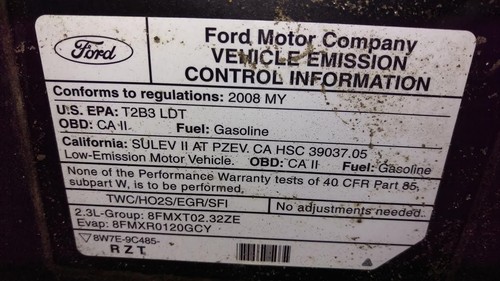 2008 FORD ESCAPE TRANSMISSION ASSY HYBRID 2.3 CVT | eBay