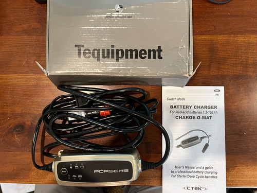 Porsche Charge-o-mat Pro Battery Charger Maintainer Trickle Charger | eBay
