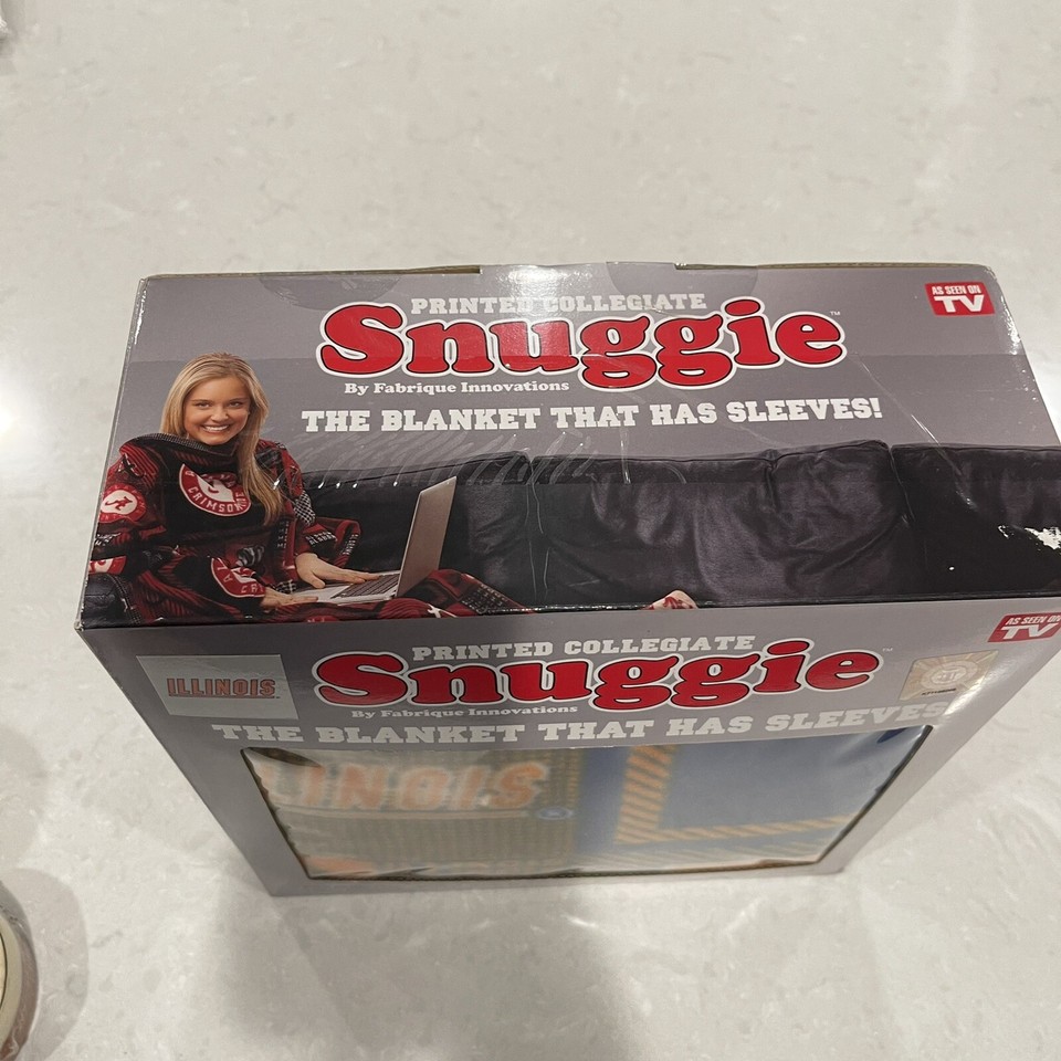 Snuggie The Blanket With Sleeves University of Illinois New In Box | eBay