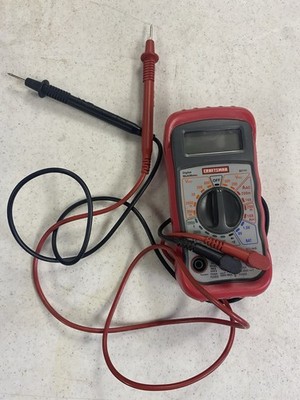 Craftsman 82141 Digital Multimeter Tested with Leads | eBay