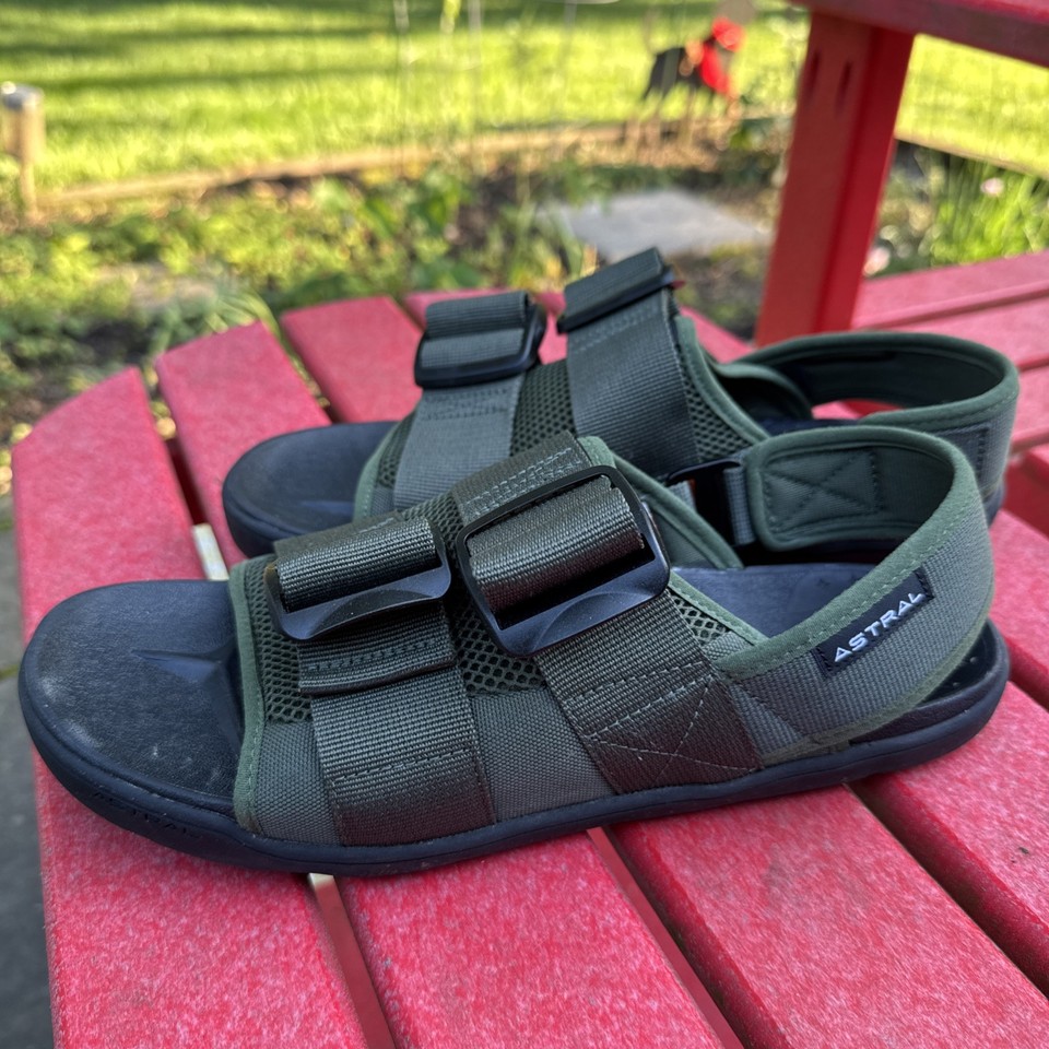 Astral PFD Sandal Mens Size 10 Green Floating Rafting Outdoor Hiking ...