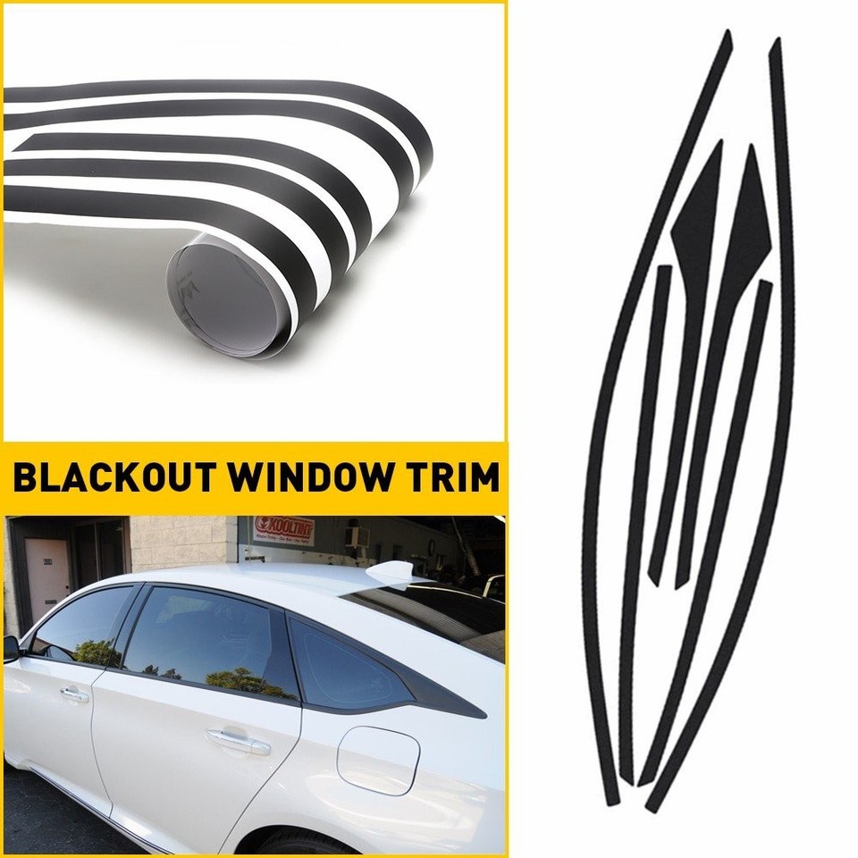 Chrome Delete Blackout for Overlay Honda 2018-22 Accord Lower Side Door ...