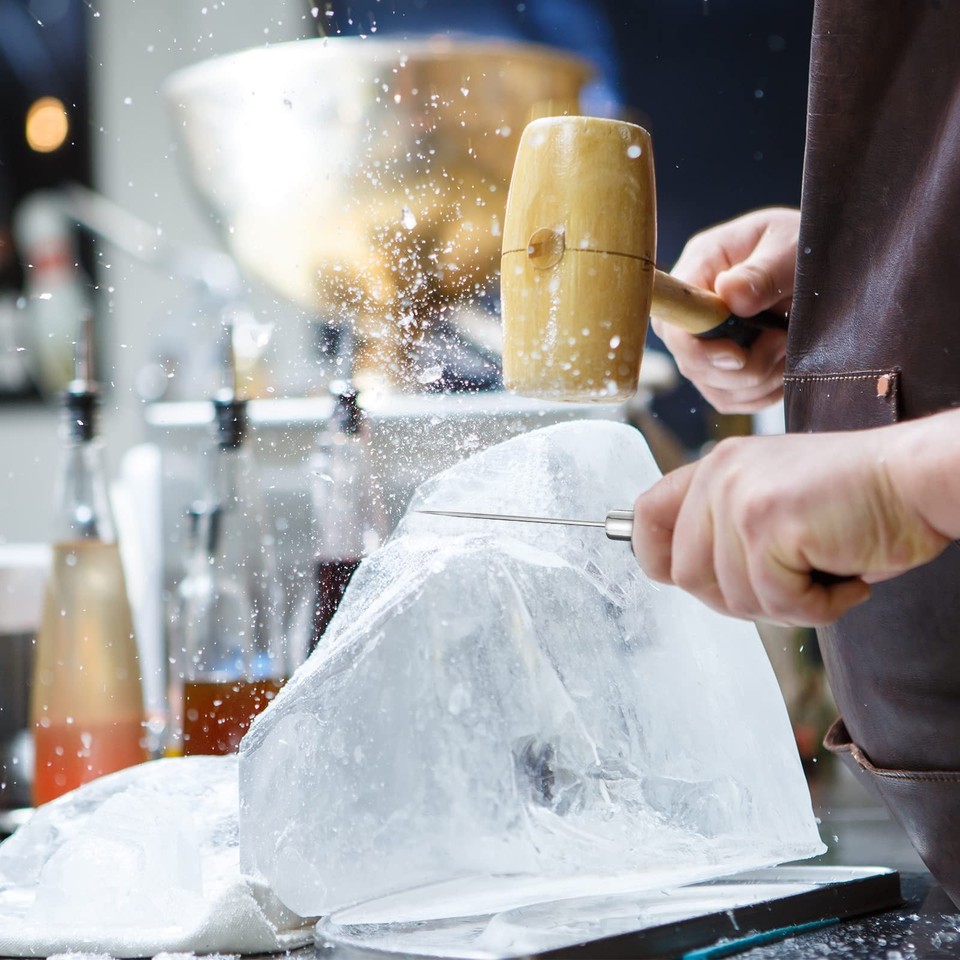 Stainless Steel Ice Pick Crusher Chisel Removal Pick Crushed Ice Tool ...