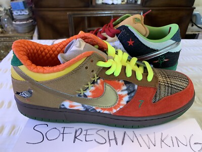 Nike Sb What The Dunk Low Sz 13 Brazil ! Wtd Paris Tokyo Nike Sb What The Dunk Low Sz 13 Brazil ! Wtd Paris Tokyo