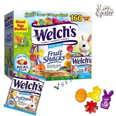 Welchs Easter Real Fruit Snacks Mini bag 14g Perfect Kids Treat 50-250 ...