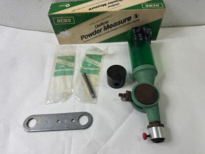 RCBS Uniflow Powder Measure Combo w/ Both large And Small cylinders | eBay