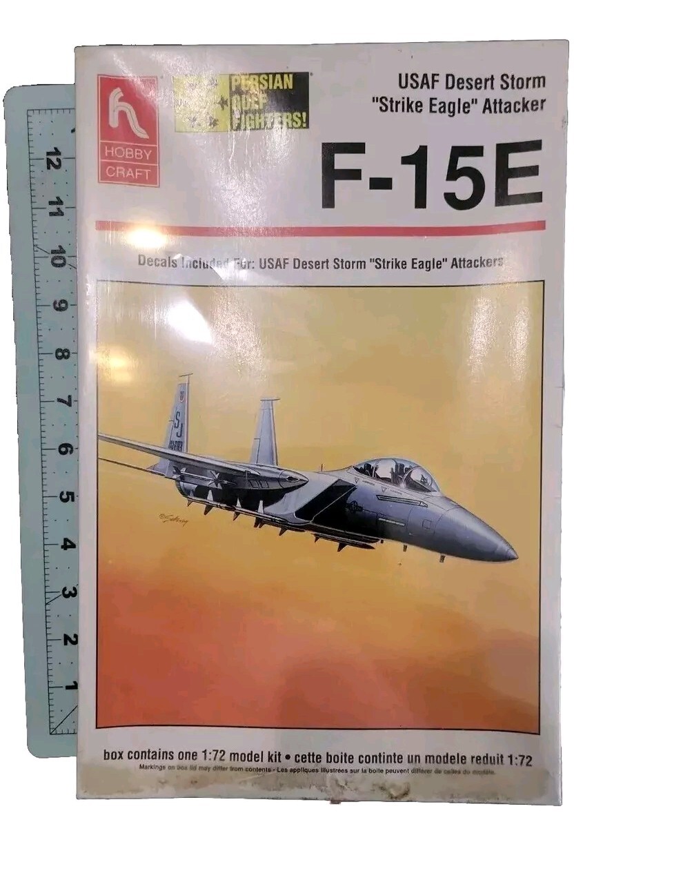 Rare Hobby Craft 1:72 F- 15E USAF Desert Storm "Strike Eagle " Model ...