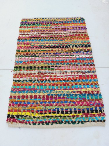 Traditional Design Multi Purpose chindi Rug for Indoor Living, Dinning ...