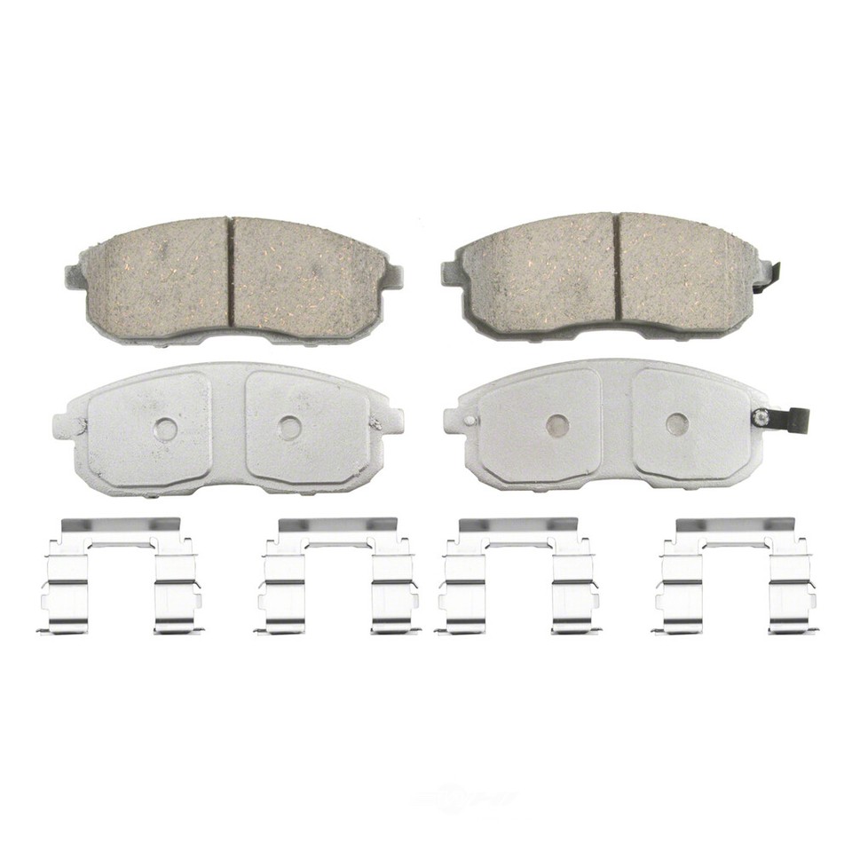 Wagner TQ ThermoQuiet QC430 Ceramic Brake Pad Set Front W/Hardware | eBay