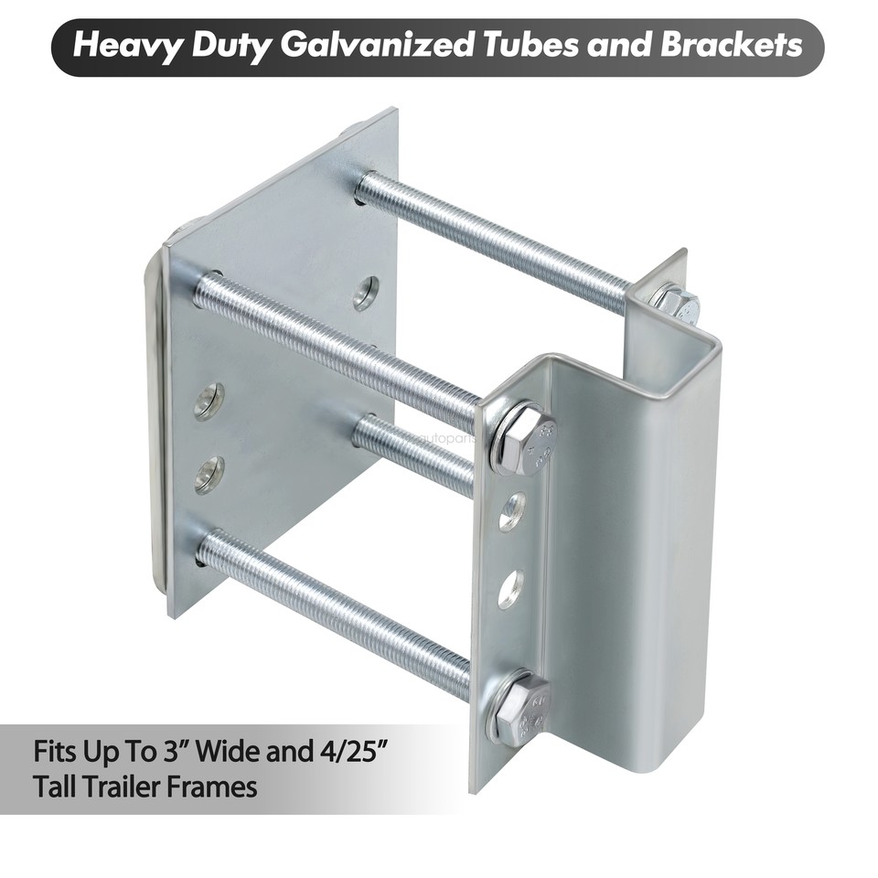 Boat Trailer 21 Inch Adjustable Roller Side Guide On Galvanized Heavy ...