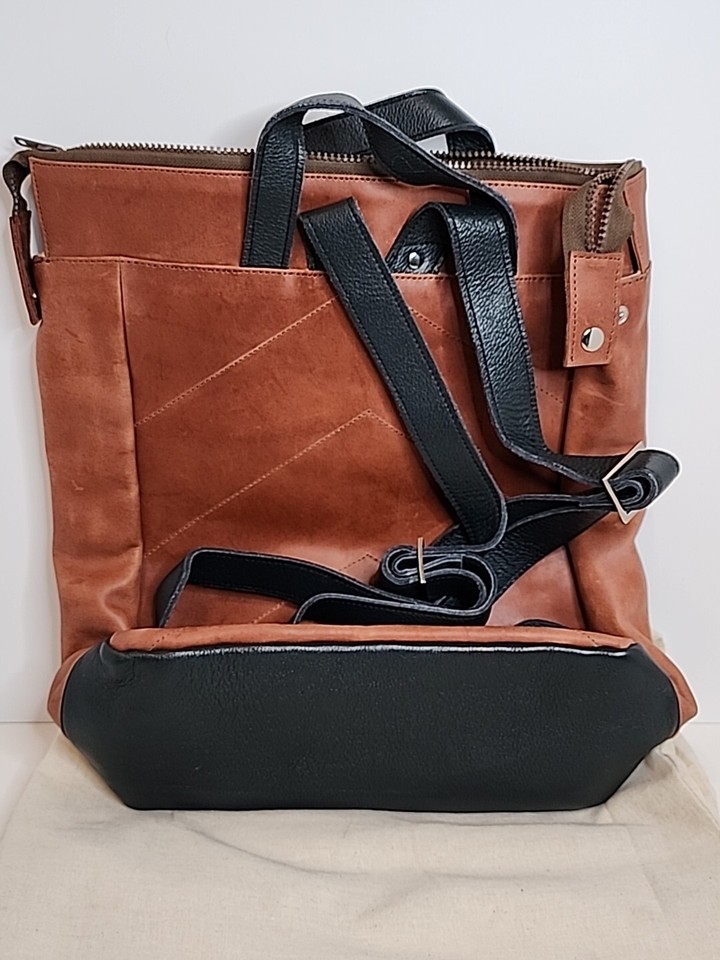 ORNA'S Leather Art Backpack Mini Swan Leather New | eBay