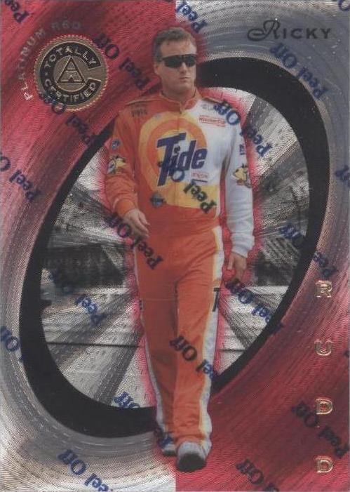 1997 Pinnacle Totally Certified - Ricky Rudd #10 Platinum Red /2999 for ...