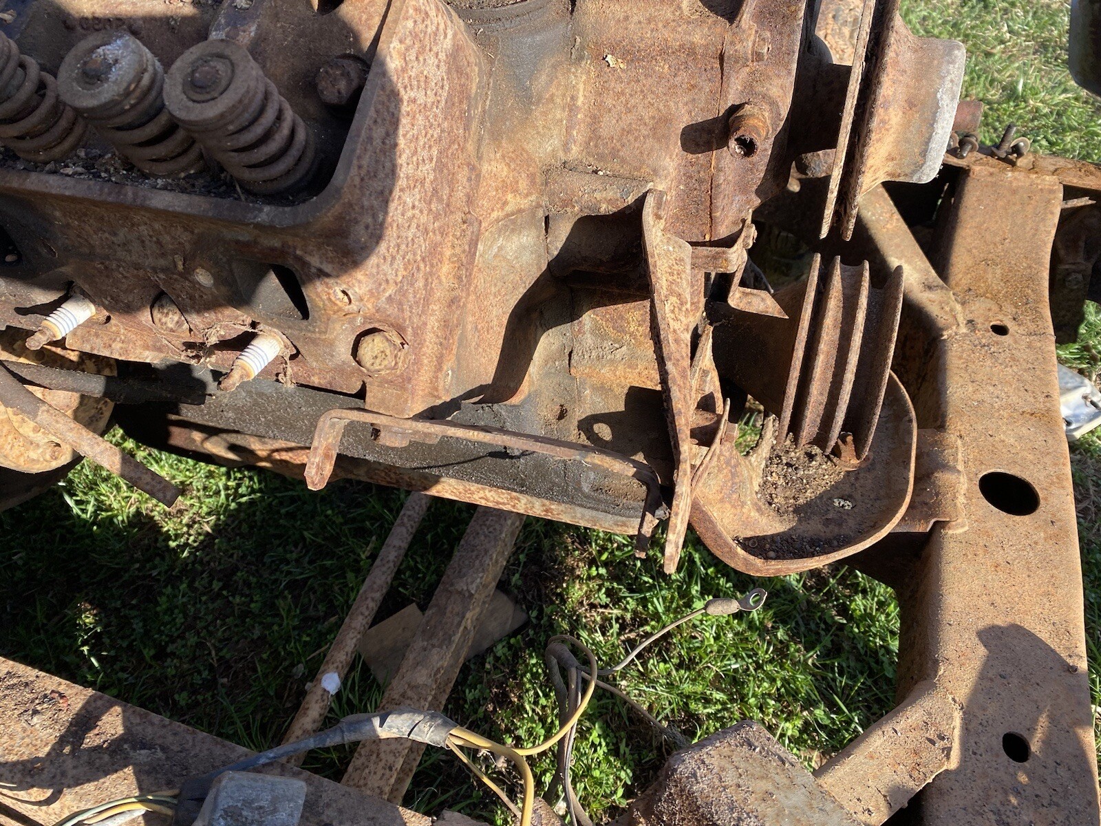 1954-1962 Ford Car 1954-1964 Truck Y-Block Alternator & Bracket fits ...