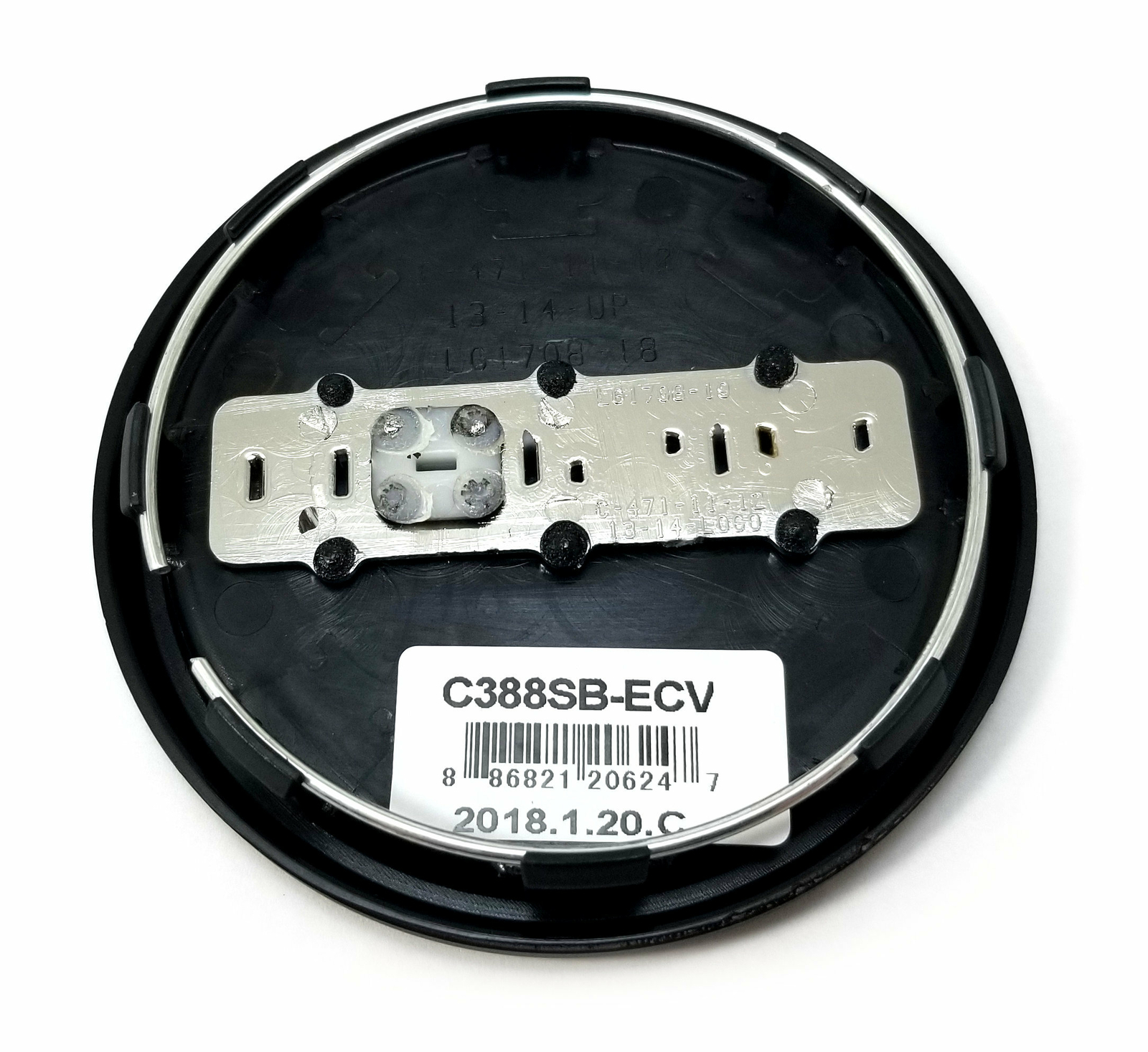 4 Vision Satin Black Center Cap 4 1/8" for 5x5.5/150 6x5.5/135165 388 ...