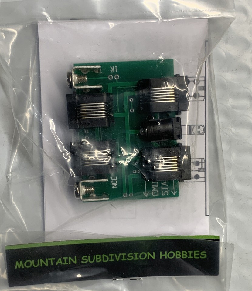 NCE 207 UTP Cab Bus Fascia Panel with RJ12 plugs DCC 524-207 | $5 Offer ...