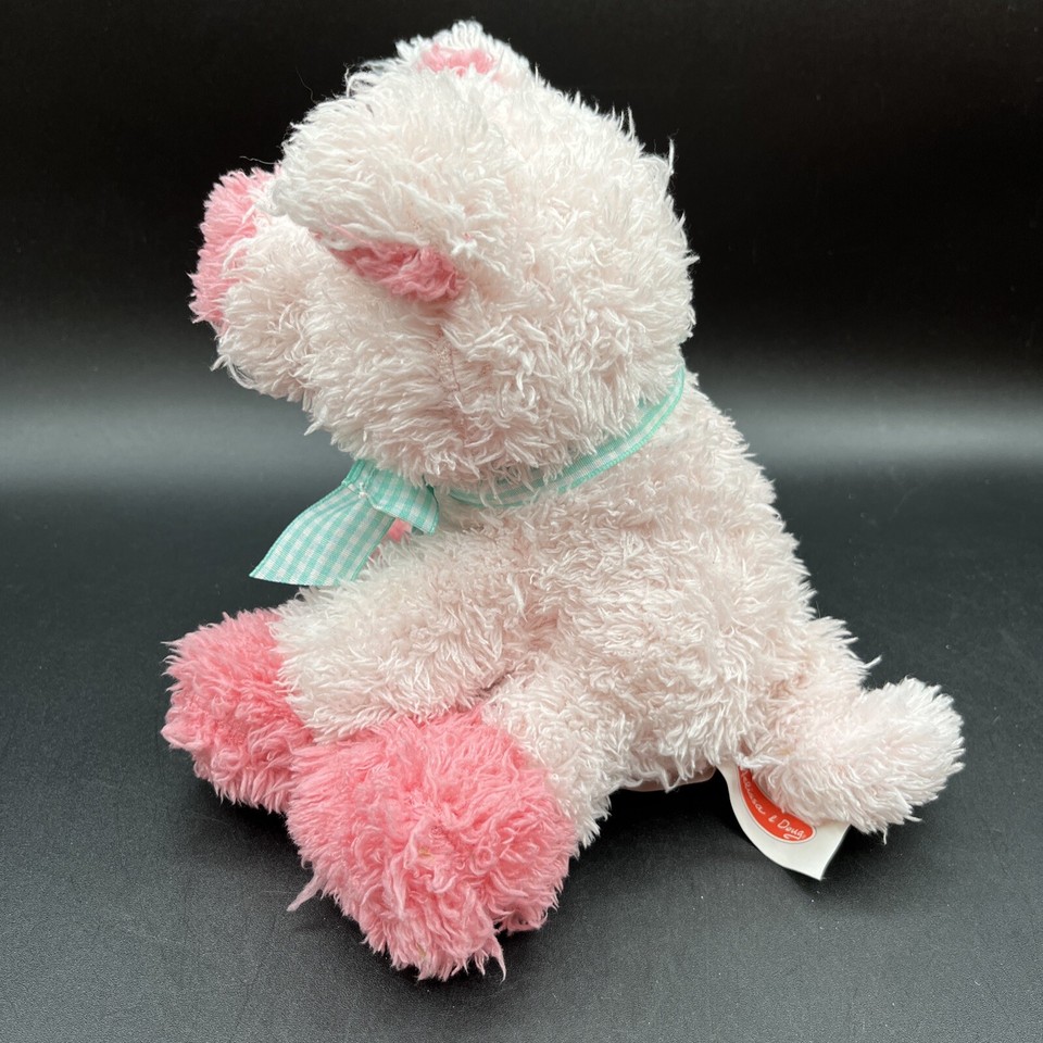 Melissa and Doug Pink Piggie Piglet Pig Blue Bow 8 Inch Seated No ...