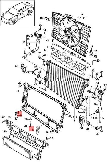 Porsche OEM Power Steering Oil Fluid Cooler-oil Cooler Support ...