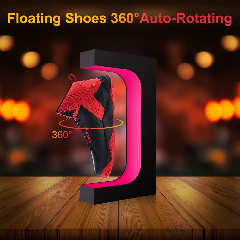 Levitating Shoe Display Stand, Floating Sneaker Stand with Remote 16 ...
