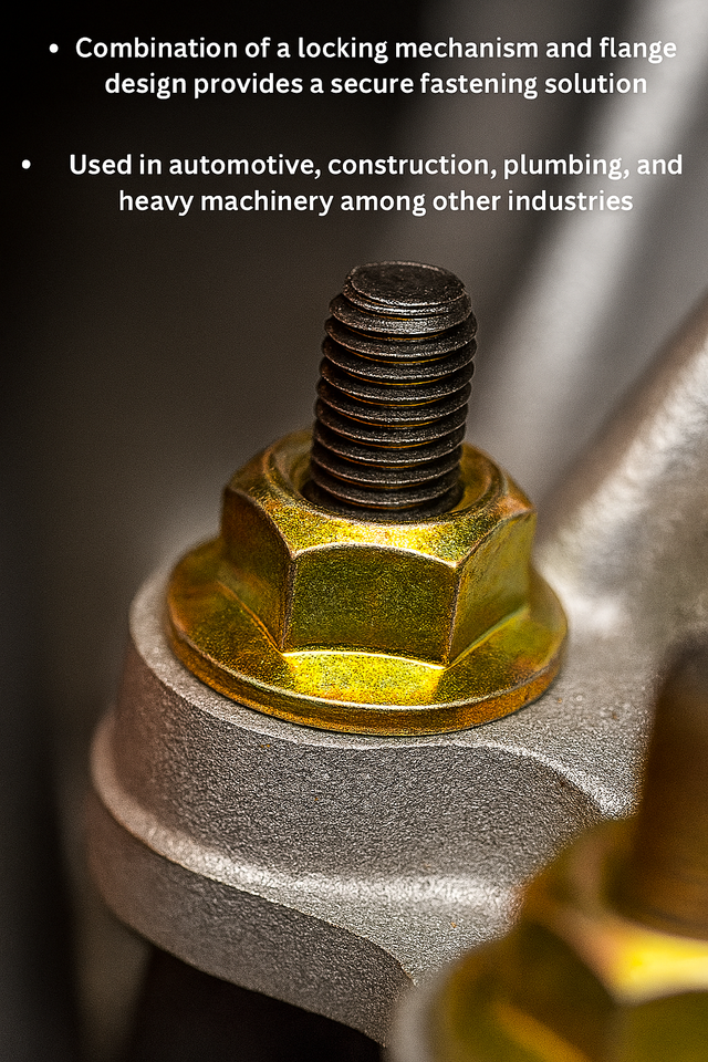 (25 Pcs) 5/8"-11 Grade 8 (G) Hex Flange Top Lock Nuts Coarse Zinc ...