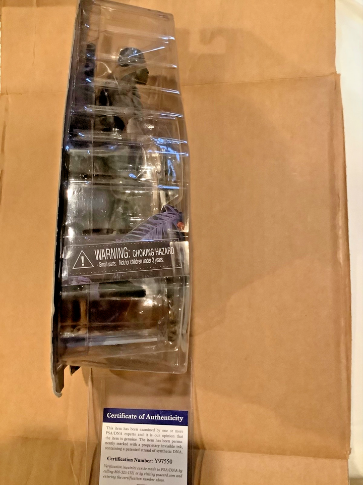 ARNOLD SCHWARZENEGGER SIGNED AUTOGRAPHED PREDATOR FIGURE 2013 NECA PSA ...