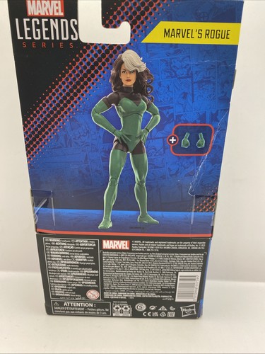 Marvel Legends Rogue Uncanny X-Men Collectible 6" Action Figure Green ...