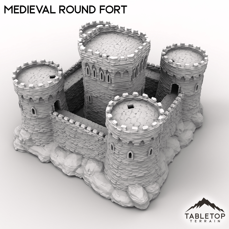 Medieval Round Fort - Fantasy DND Dungeons and Dragons | eBay