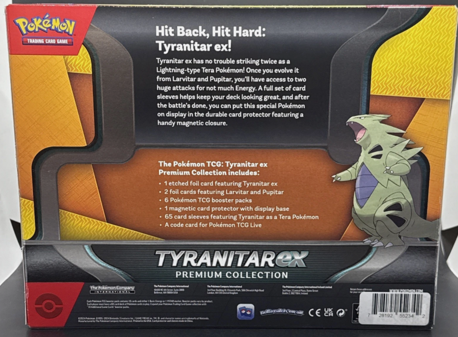 Pokemon TCG: Tyranitar EX Premium Collection Promo Box Sealed! | eBay