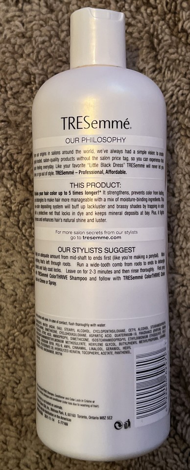 TRESemme Color Thrive Conditioner for Brunette & Red Hair 25oz ...