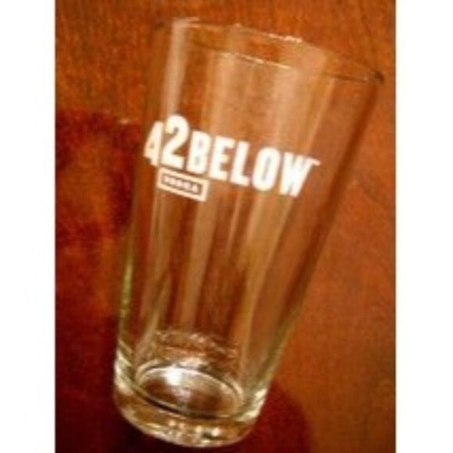 42BELOW 42 Below Vodka Glass 16 oz Style RARE UNIQUE | eBay