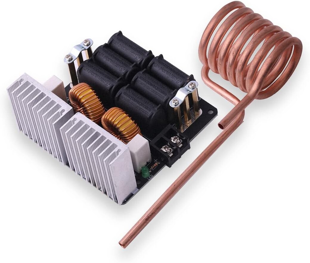 1000W Low Voltage Induction Heating Board Module Tesla Coil 12V-48V ...