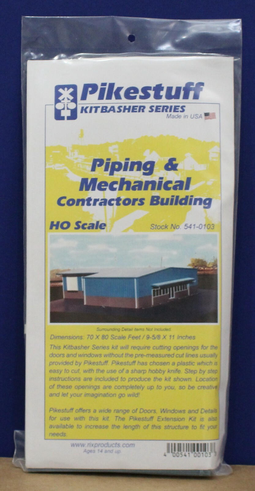 Pikestuff 541-0103 HO Piping & Mechanical Contractors Bldg Kit ...