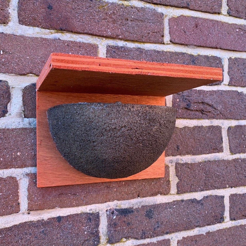 Bird Nest Box Wood Wooden Nesting Boxes Wild Birdhouse Straw Robin ...