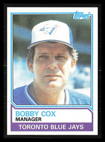 Bobby Cox 1983 Topps #606 Toronto Blue Jays | eBay