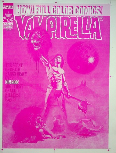 VAMPIRELLA #25 Warren Publishing Master Enrich Torres Cover Proof Jun ...
