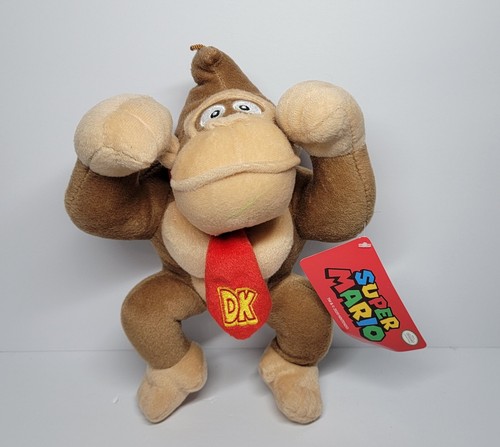 DK Donkey Kong 10" Plush Doll Stuffed Toy Official Licensed Nintendo ...