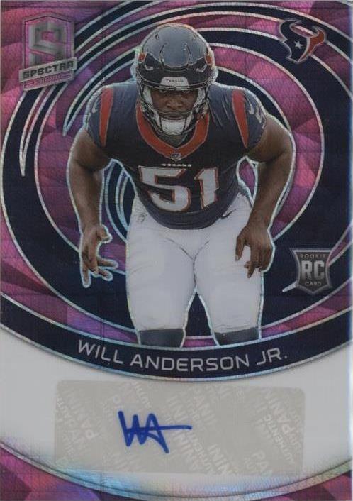 Las mejores ofertas en 2023 Panini Spectra Will Anderson #RAU-WAN | eBay