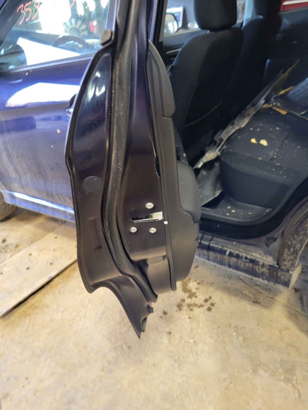 11-18 OUTLANDER SPORT DRIVER LEFT REAR SIDE POWER DOOR COSMIC BLUE ...