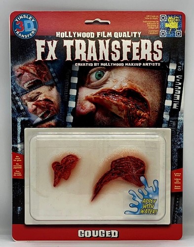 Tinsley Transfers Prosthetic Special Effects Makeup Gouged 3D FX Film ...