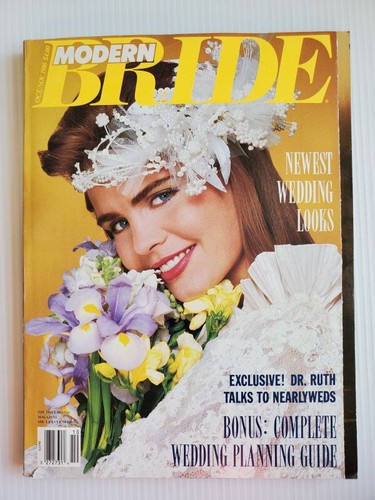Oct/Nov 1986 MODERN BRIDE magazine Terry Farrell Kristin Clotilde ...