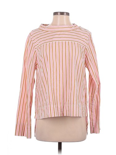 J.Crew Factory Store Women Pink Long Sleeve Blouse 8 | eBay