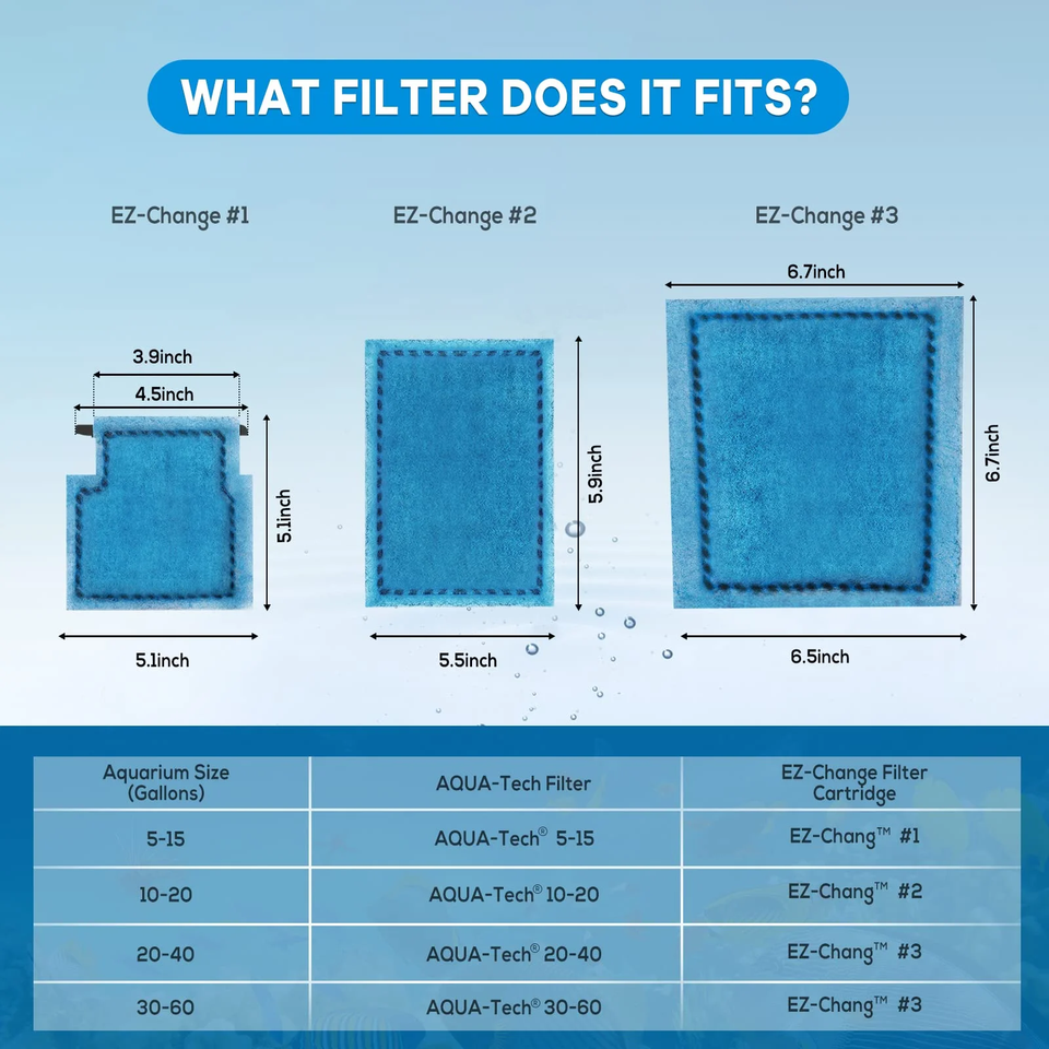 Complete 16-Piece Replacement Filter Cartridge Set for Aqua-Tech 5-15 ...